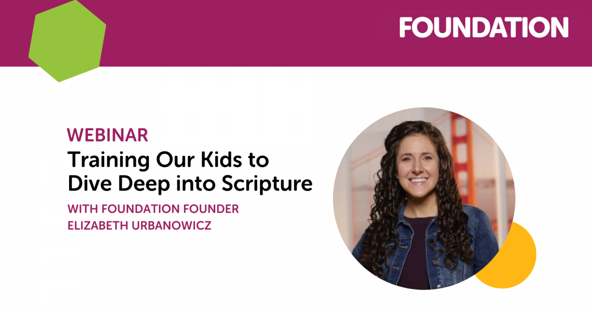 Training Our Kids to Dive Deep into Scripture