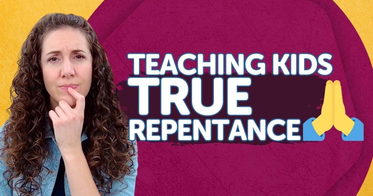 Beyond "I'm Sorry": Instilling Genuine Repentance in Kids
